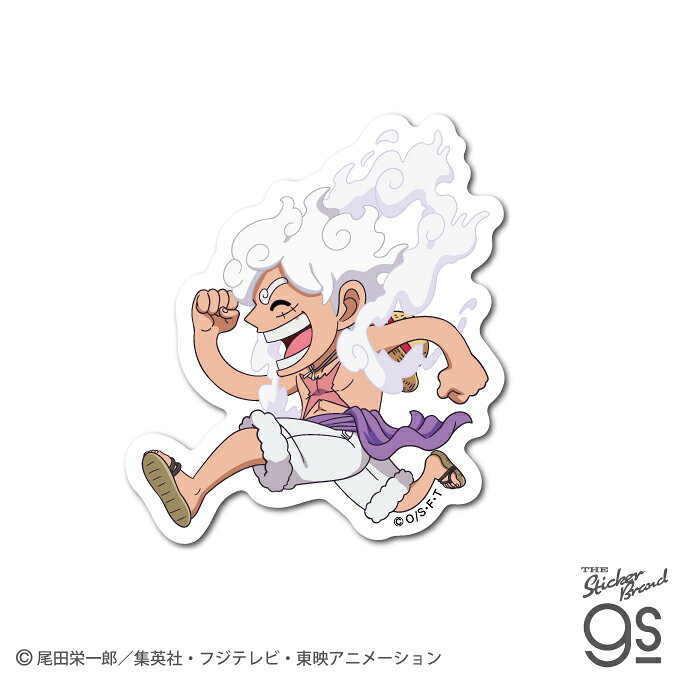発売以来大人気！ 日本国内はもちろん、海外でも絶大な人気を誇るTVアニメ『ONE PIECE』 ルフィの最高地点"ギア5"が、デフォルメデザインのステッカーになりました！ ルフィらしい躍動感あふれるデザインで、ワクワクが止まらない！ 貼るだ...