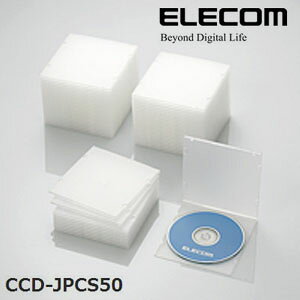 ■ エレコム ■ELECOM(エレコム) Blu-ray/DVD/CDケース（スリム/PP/1枚収納） CCD-JPCS50CR◆　主な特徴　◆◆　主な仕様　◆収容メディアBlu-ray Disc/DVD/CD収容枚数(ケース1枚あたり)1...