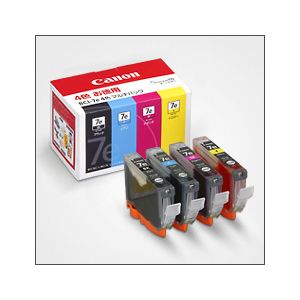 ■JANコード 4960999323244 ■型　番 BCI-7E/4MP ■希望小売価格(税別) オープン ■入　数 各色1個（計4個） ※ オープン価格の商品は、希望小売価格を定めておりません ■対応機種 PIXUS iP8600、PI...