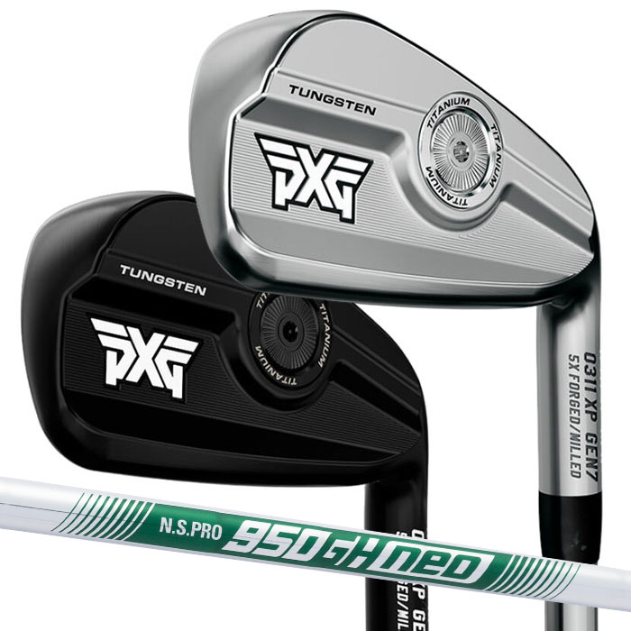 ※ 4I、LWは右用クロームのみとなります。 ※ SWの左用エクストリームダークはございません。(カスタムクラブ) PXG 0311 XP GEN7 アイアン 6I～PW(5本セット)N.S.PRO 950 neo 飛距離もやさしさも 初級...