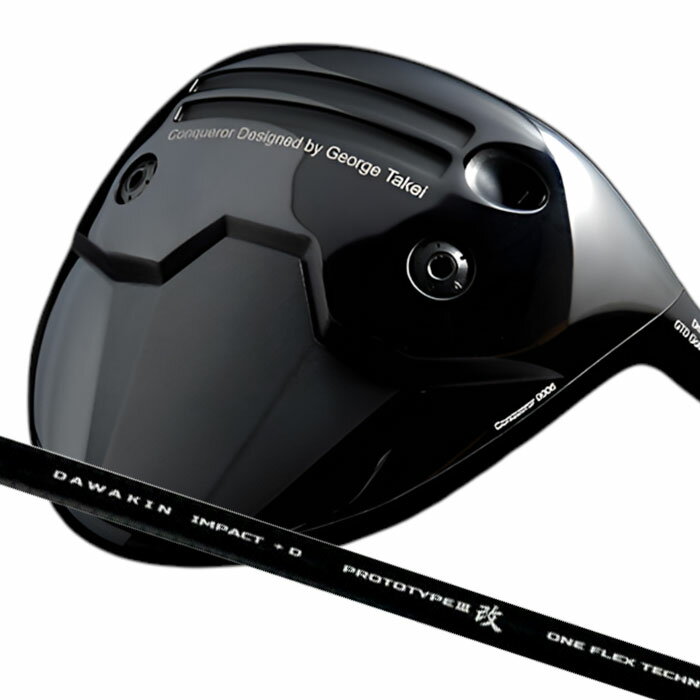 (カスタムクラブ) GTD Conqueror Driver コンクワーラー ドライバーDAWAKIN IMPACT プラスD TYPE 3改 4年半の歳月と開発費をかけたGTD史上最も高完成度のドライバー。飛距離、打感、スピン量イメージと...