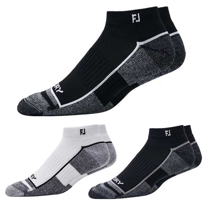 素材 アクリル、ポリエステル、その他 サイズ 25〜27cm 原産国 中国Foot Joy PRO DRY ANKLE SOCKS プロドライ クルー ソックス 衝撃を吸収しやすくしたクッション性重視のソックスです。 足裏のパイル編みにボリ...