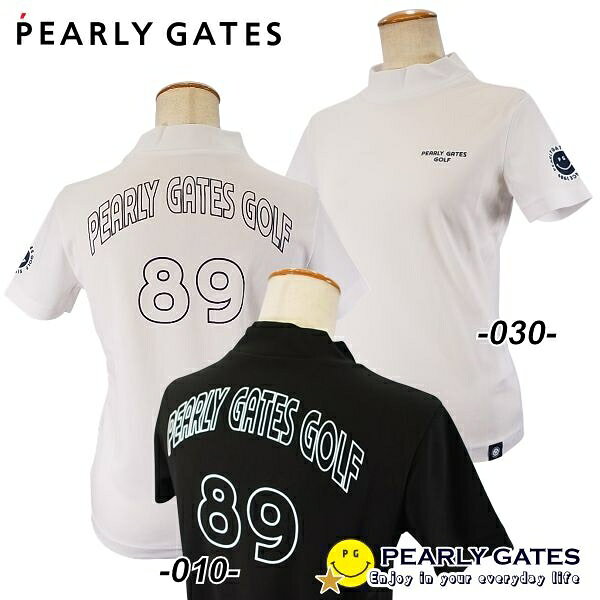 ABOUT PERLYGATES ■ Information □名称:パーリーゲイツゴルフ レディース半袖モックシャツ □カラー：ホワイト030・ブラック010 □素材：ポリエステル100％ □サイズ 0（S・バスト80～84・身長156～...