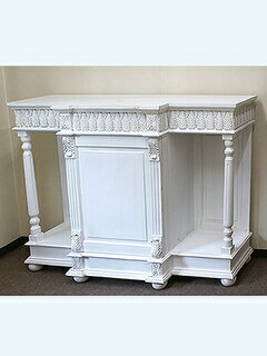 フレンチスタイルあふれる素敵なサイドチェスト♪シリーズでそろえると一層雰囲気アップします。新生活にもぴったり。サイズ W1200×D410×H1000材質 木製こちらの商品はメーカーより直送となりますので代引きのお支払い方法がお使いになれま...