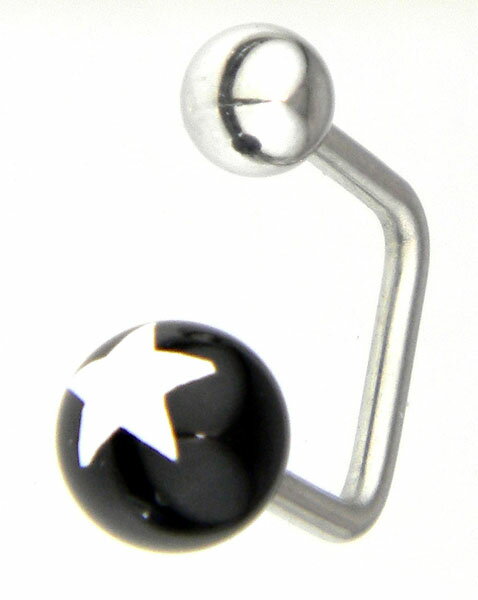 【ユニークデザイン】 コの字軸のピアス なかなかユニークなデザインです。 星ボールとシルバーカラーボールを前面に見せるタイプです。 二つのボールはそれぞれ回して外れます。◆決済方法/送料のご案内 　　　◆ショップ内検索 ◆カテゴリーTOPへ...