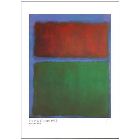 MARK ROTHKO (マーク・ロスコ) Earth & Green アートプリント/ポスター (60x80cm) マーク・ロスコの抽象画作品のアートポスター。 ロシア系ユダヤ人のアメリカの画家、マーク・ロスコの抽象画作品のアートポスター...