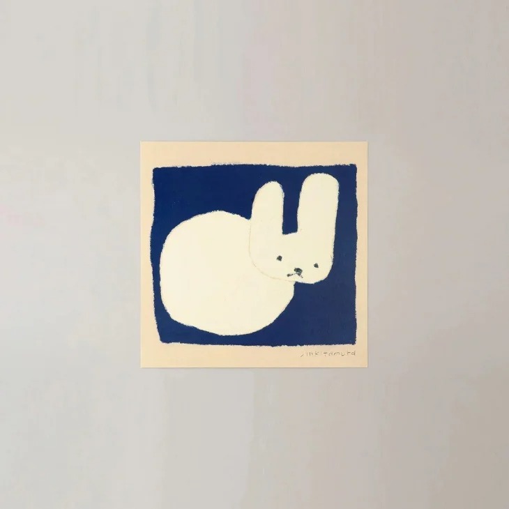 a good view 卯 (う) 20x20cm 北欧 アートポスター 国内外の優れたアート作品をキュレーションするa good viewのコレクション。 テキスタイルメーカー、QUARTER REPORTがスタートさせたアートポスターの...