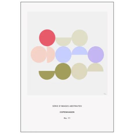 Pina LauxChromatic Dialogue #2A3 アートプリント/アートポスター デンマークの女性アーティスト、Pina Lauxによる端正なアートポスター。 Pina Lauxはコペンハーゲンを拠点とするアーティスト。家族...