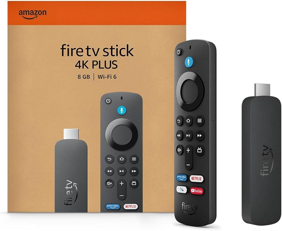 商品状態：新品 セット内容 ・Fire TV Stick 4K Plus本体 ・Alexa対応音声認識リモコン ・USBケーブル ・電源アダプター ・HDMI延長ケーブル ・単4形電池×2（リモコン用） ・クイックスタートガイド 【世界で最...