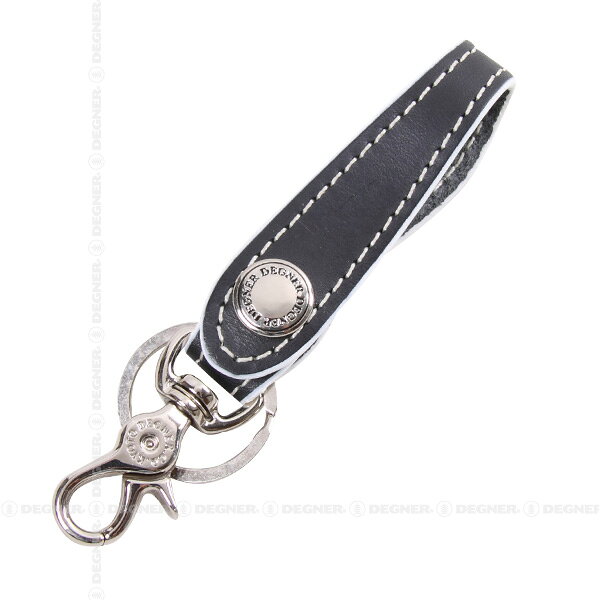 DEGNER/デグナー K-51 カラーキーホルダー ブラック/ホワイトメーカー品番：K-51-BKWT　／　レザーキーホルダー / LEATHER KEY HOLDER（ブラック/ホワイト） [K-51-BKWT]品　番：　K-51カラー...