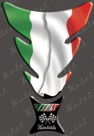 （商品詳細）Keiti/ケイティ　タンクパッド イタリアン・フラッグ適合 ：ユニバーサル[汎用]メーカー品番[カタログ品番] ：KT008材質[素材] ：UVクリアコーティングサイズ ：17.5×22.0cmタイプ ：インポート / イタリ...