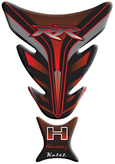 （商品詳細）Keiti/ケイティ　タンクパッド ホンダ Road Racing RR/レッド適合 ：ユニバーサル[汎用]メーカー品番[カタログ品番] ：THD205R色[カラー] ：レッド材質[素材] ：UVクリアコーティングサイズ ：17...