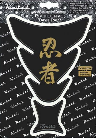 （商品詳細）Keiti/ケイティ　タンクパッド カワサキ 忍者 忍者/ブラック適合 ：ユニバーサル[汎用]メーカー品番[カタログ品番] ：TKW503K色[カラー] ：ブラック材質[素材] ：UVクリアコーティングサイズ ：17.5×22....