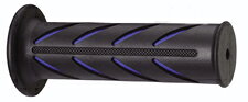（商品詳細）KIJIMA/キジマ　グリップ SP1 109／113×22.2 クローズ ブラック／ブルーメーカー品番[カタログ品番] 201-6748クローズ ブラック/ブルー 2色成型グリップの第一弾標準ハンドル用、左右SET。