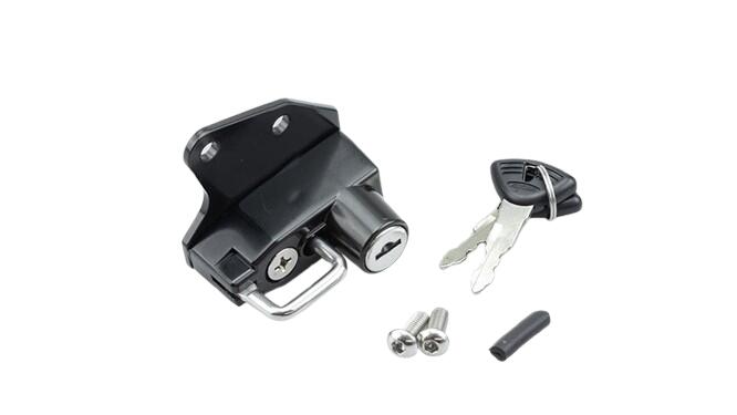 ヘルメットロック　エリミネーター/SE　23Y-　ブラック 303-1617JANコード：4934154193447商品説明外出先等で重宝するヘルメットロックです。ショッピングや観光中にヘルメットをロックする事で、身軽に行動する事が可能にな...