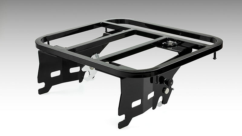 ツーリングキャリア　デタッチャブル　ナイトスター RH975/S シングルシート専用　ブラックHD-08301ハーレーダビッドソン純正のドッキングハードウェア（別売）に装着可能で容易な脱着ができるキャリアです。独自設計のロック機構により、従...