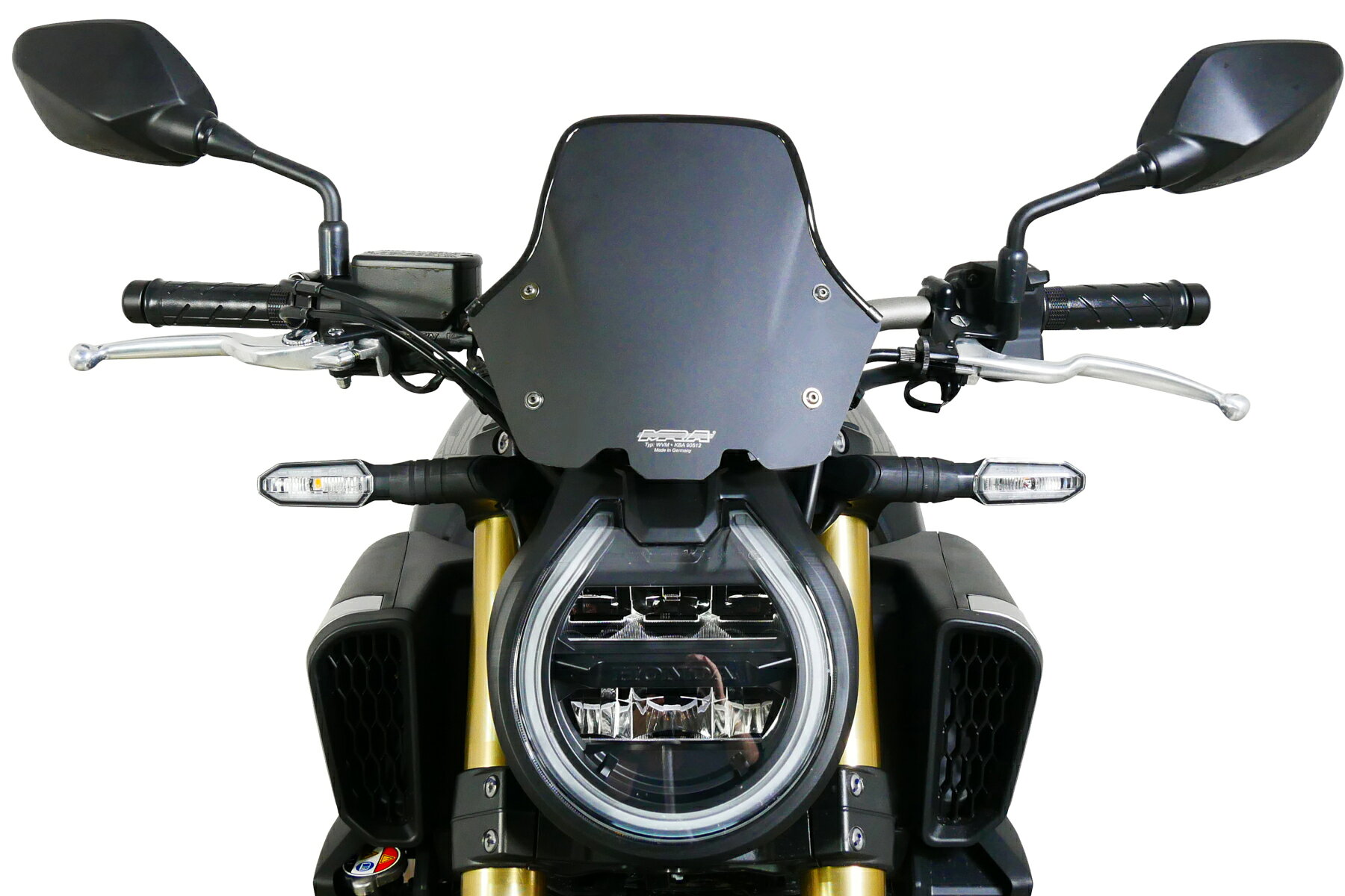 エムアールエー スクリーン レーシング サテンブラック CB650R 24ブラック サテンブラック スモーク 品番：MR160Mメーカー品番：4025066176946JANコード: 4550646102973「スクリーン レーシング」は伏...