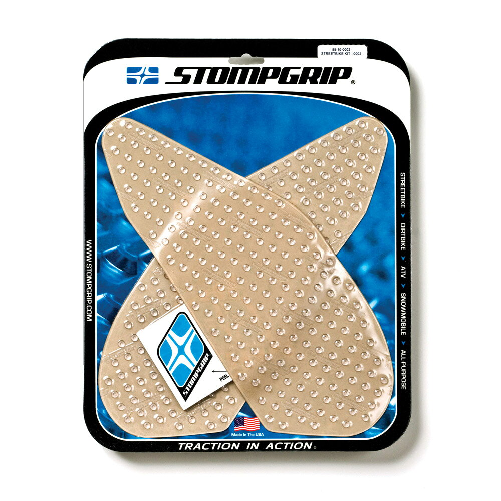 （商品詳細）STOMPGRIP/ストンプグリップ　トラクションパッドタンクキット クリア YZF-R1 04-06メーカー品番：55-10-0002C JANコード：4548664029150ストンプグリップSTOMPGRIP トラクション...