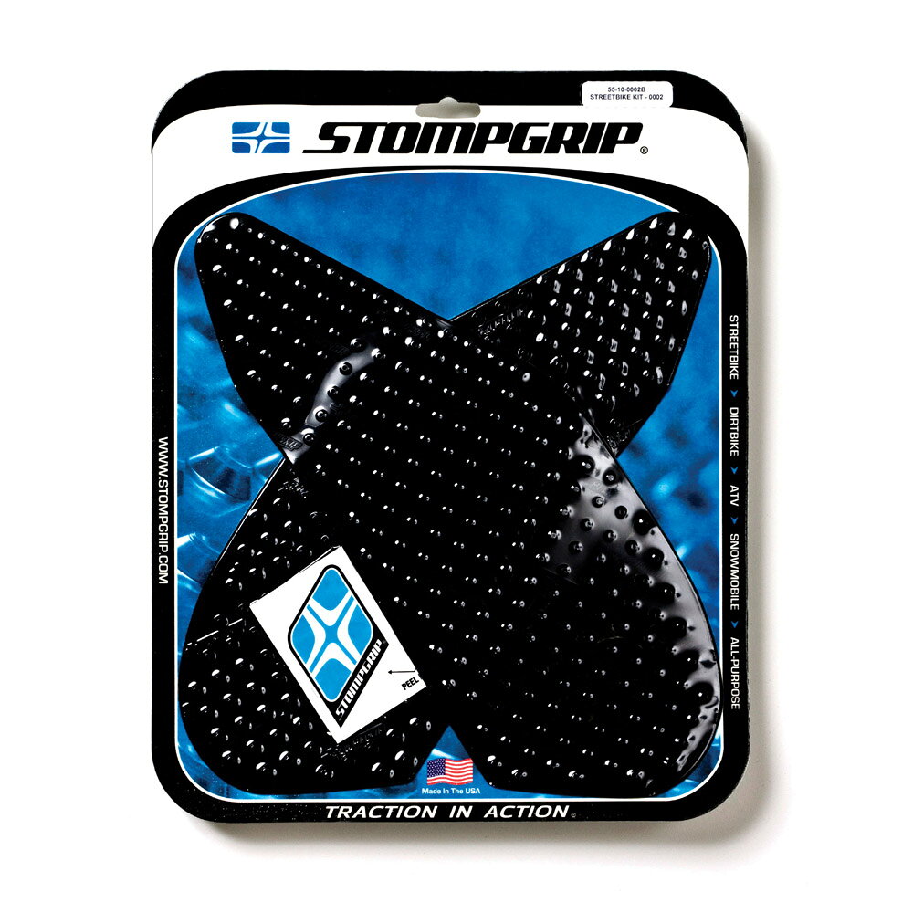 （商品詳細）STOMPGRIP/ストンプグリップ　トラクションパッドタンクキット ブラック YZF-R1 04-06メーカー品番：55-10-0002B JANコード：4548664029167ストンプグリップSTOMPGRIP トラクショ...
