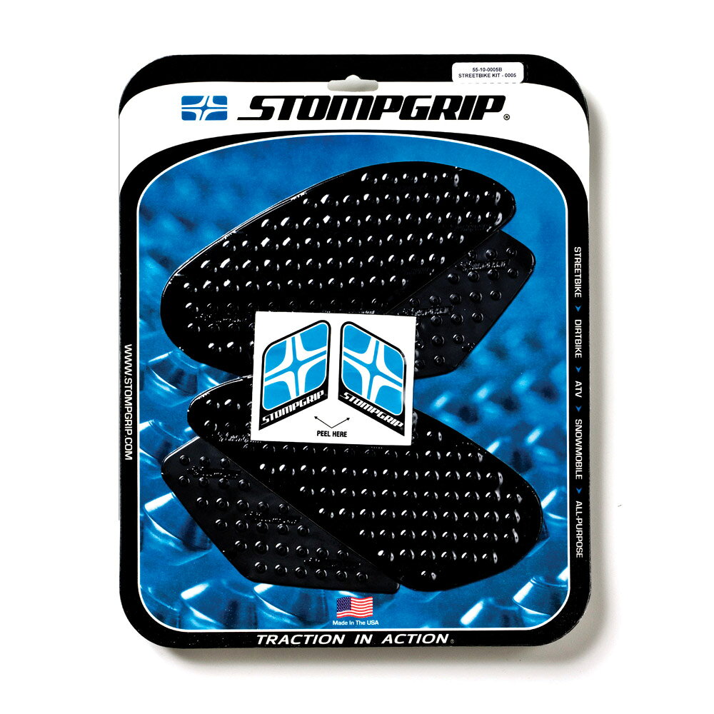 （商品詳細）STOMPGRIP/ストンプグリップ　トラクションパッドタンクキット ブラック YZF-R6 06-07メーカー品番：55-10-0005B JANコード：4548664029228ストンプグリップSTOMPGRIP トラクショ...