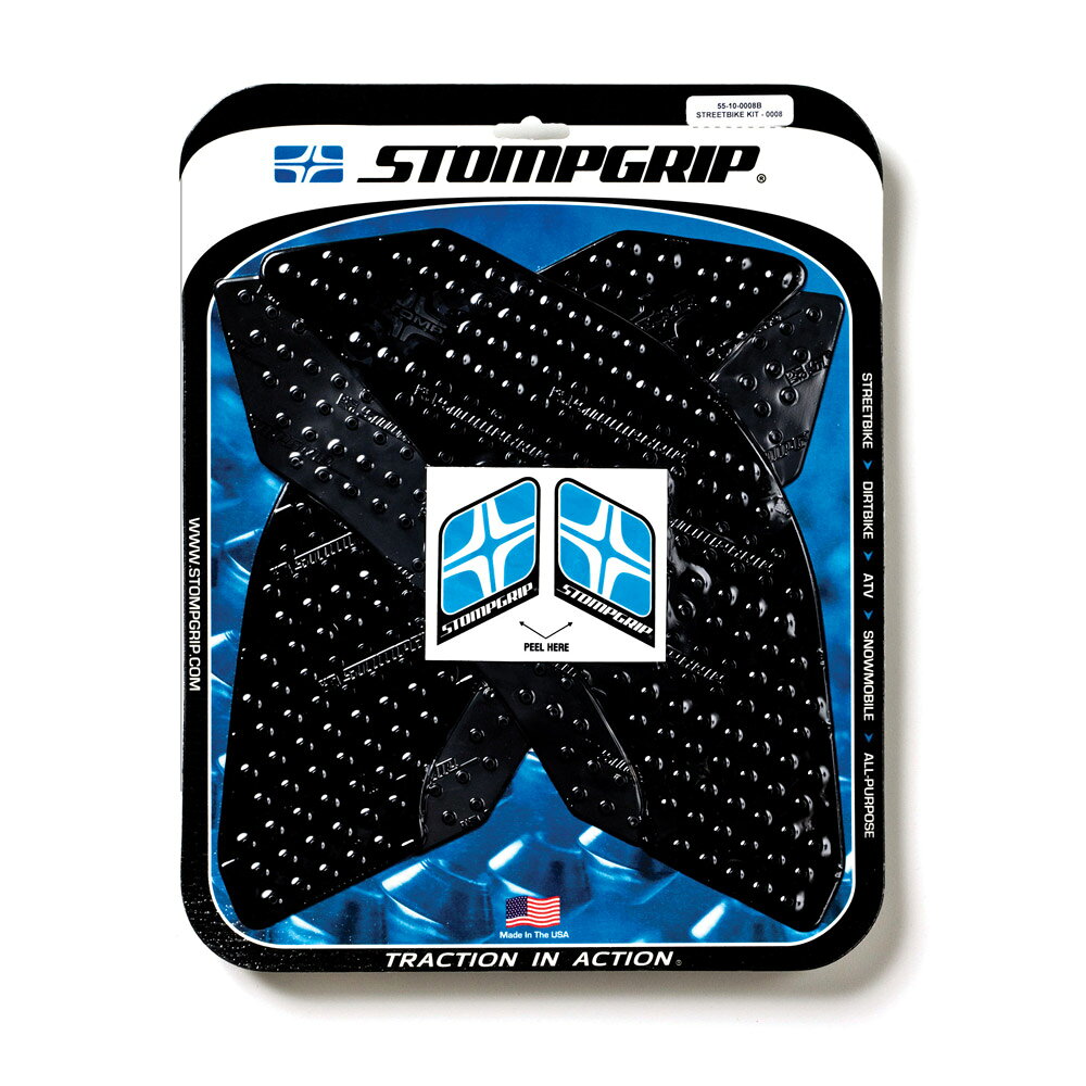 （商品詳細）STOMPGRIP/ストンプグリップ　トラクションパッドタンクキット ブラック FZ6R 09-17メーカー品番：55-10-0008B JANコード：4548664029280ストンプグリップSTOMPGRIP トラクションパ...