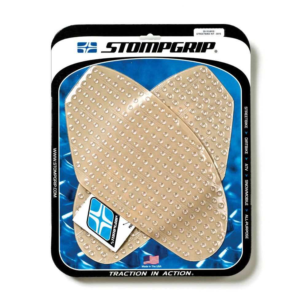 （商品詳細）STOMPGRIP/ストンプグリップ　トラクションパッドタンクキット クリア RC-51 03-06メーカー品番：55-10-0015C JANコード：4548664029334ストンプグリップSTOMPGRIP トラクションパ...