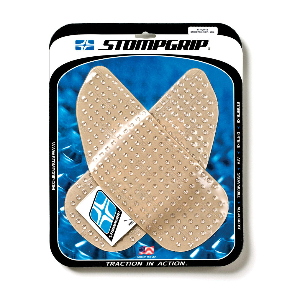 （商品詳細）STOMPGRIP/ストンプグリップ　トラクションパッドタンクキット クリア CBR954RR 03メーカー品番：55-10-0018C JANコード：4548664029396ストンプグリップSTOMPGRIP トラクションパ...