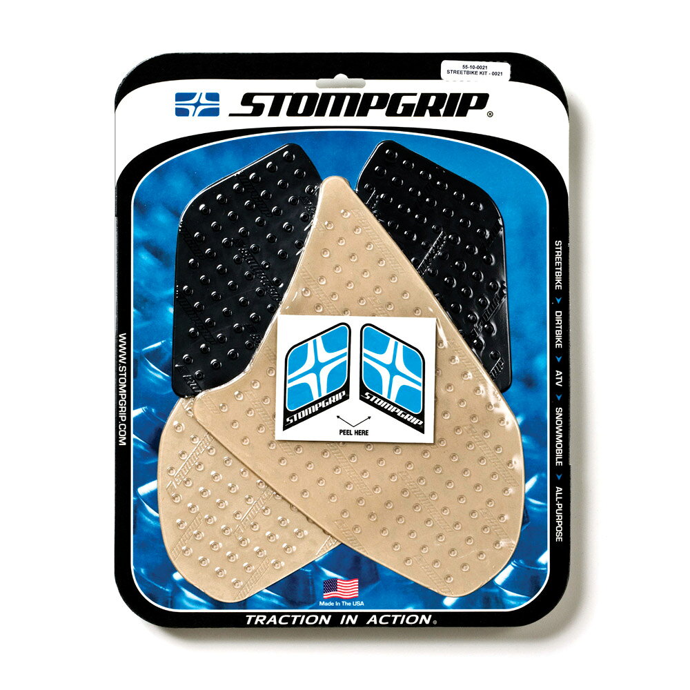 （商品詳細）STOMPGRIP/ストンプグリップ　トラクションパッドタンクキット クリア CBR1000RR 08-11メーカー品番：55-10-0021C JANコード：4548664029457ストンプグリップSTOMPGRIP トラク...