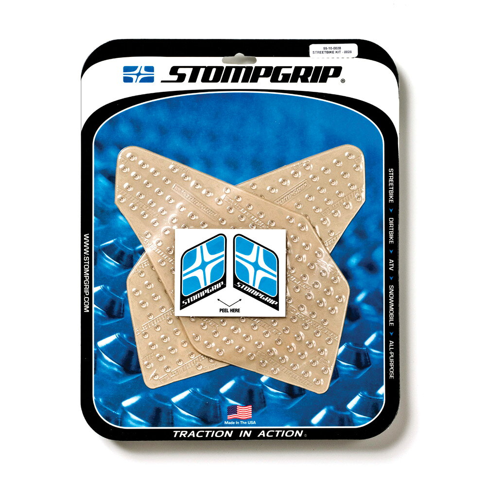 （商品詳細）STOMPGRIP/ストンプグリップ　トラクションパッドタンクキット クリア GOLDWING 12-17/VERSYS-X300/250 17メーカー品番：55-10-0028C JANコード：4548664918126ストン...