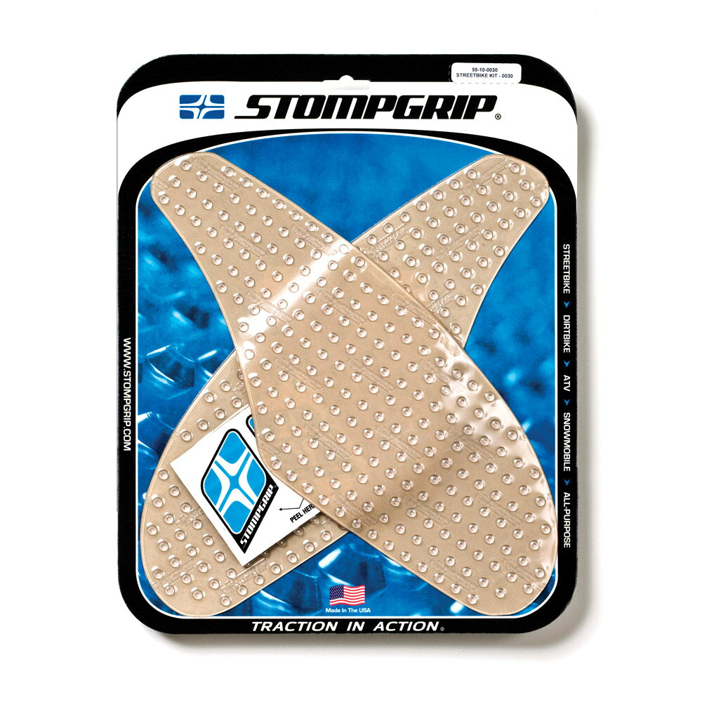 （商品詳細）STOMPGRIP/ストンプグリップ　トラクションパッドタンクキット クリア ZX-10R 04-07メーカー品番：55-10-0030C JANコード：4548664029518ストンプグリップSTOMPGRIP トラクション...