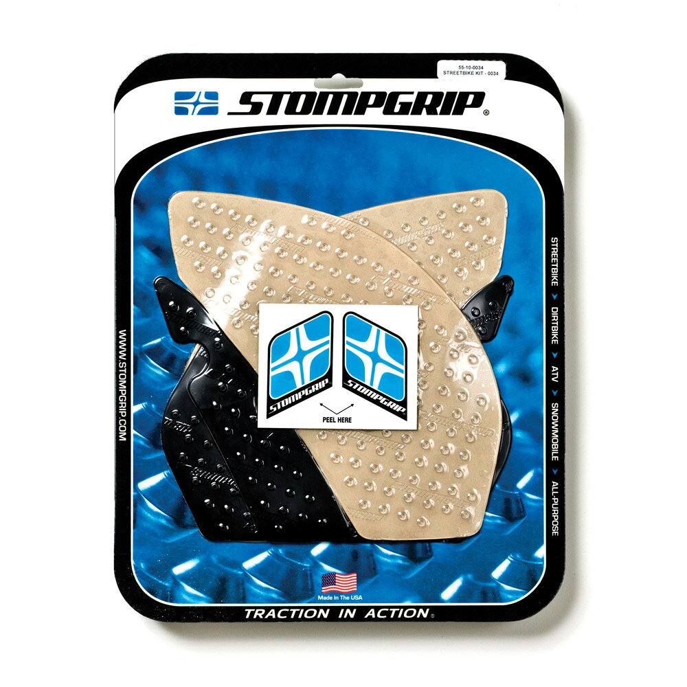 （商品詳細）STOMPGRIP/ストンプグリップ　トラクションパッドタンクキット クリア ZX10R 08-10メーカー品番：55-10-0034C JANコード：4548664029594ストンプグリップSTOMPGRIP トラクションパ...