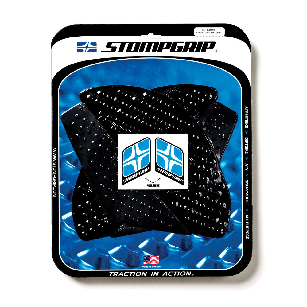 （商品詳細）STOMPGRIP/ストンプグリップ　トラクションパッドタンクキット ブラック NINJA650R 07-08メーカー品番：55-10-0035B JANコード：4548664029624ストンプグリップSTOMPGRIP トラ...