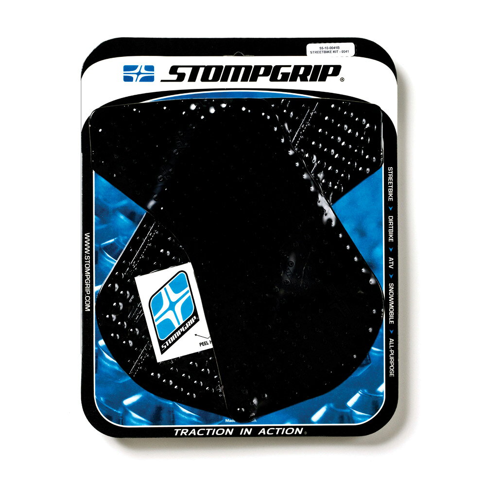 （商品詳細）STOMPGRIP/ストンプグリップ　トラクションパッドタンクキット ブラック KLR650R 00-17メーカー品番：55-10-0041B JANコード：4548916016297ストンプグリップSTOMPGRIP トラクシ...