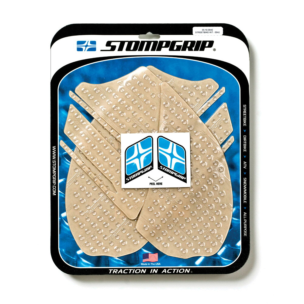（商品詳細）STOMPGRIP/ストンプグリップ　トラクションパッドタンクキット クリア ZX-14 12-17/ZZR1400 12-15メーカー品番：55-10-0042C JANコード：4548664737178ストンプグリップSTO...