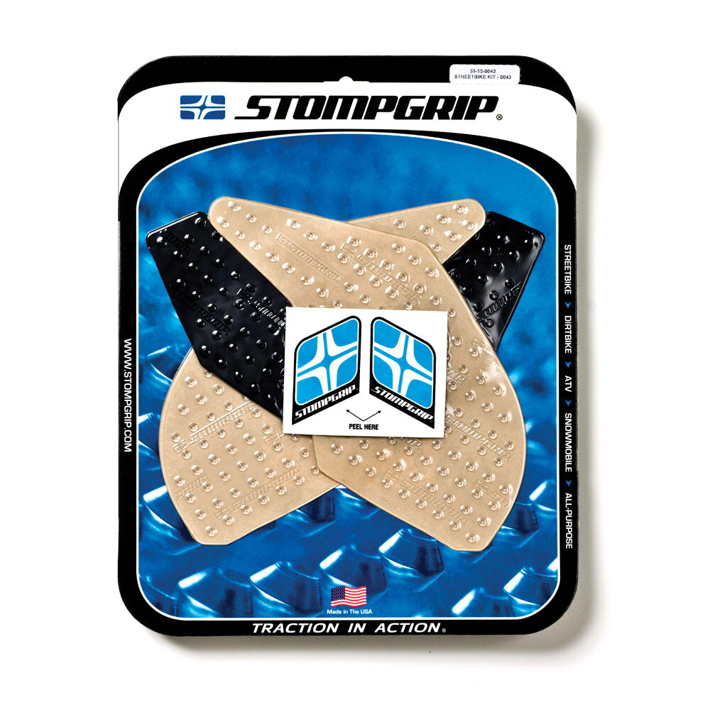 （商品詳細）STOMPGRIP/ストンプグリップ　トラクションパッドタンクキット クリア Ninja250/300 13-17/Z250メーカー品番：55-10-0043C JANコード：4548664918140ストンプグリップSTOMP...