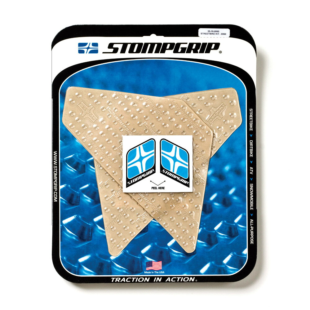 （商品詳細）STOMPGRIP/ストンプグリップ　トラクションパッドタンクキット クリア DUKE690 08-11/1190 ADVENTURE 14/SUPER TENERE 12-17メーカー品番：55-10-0060C JANコード...