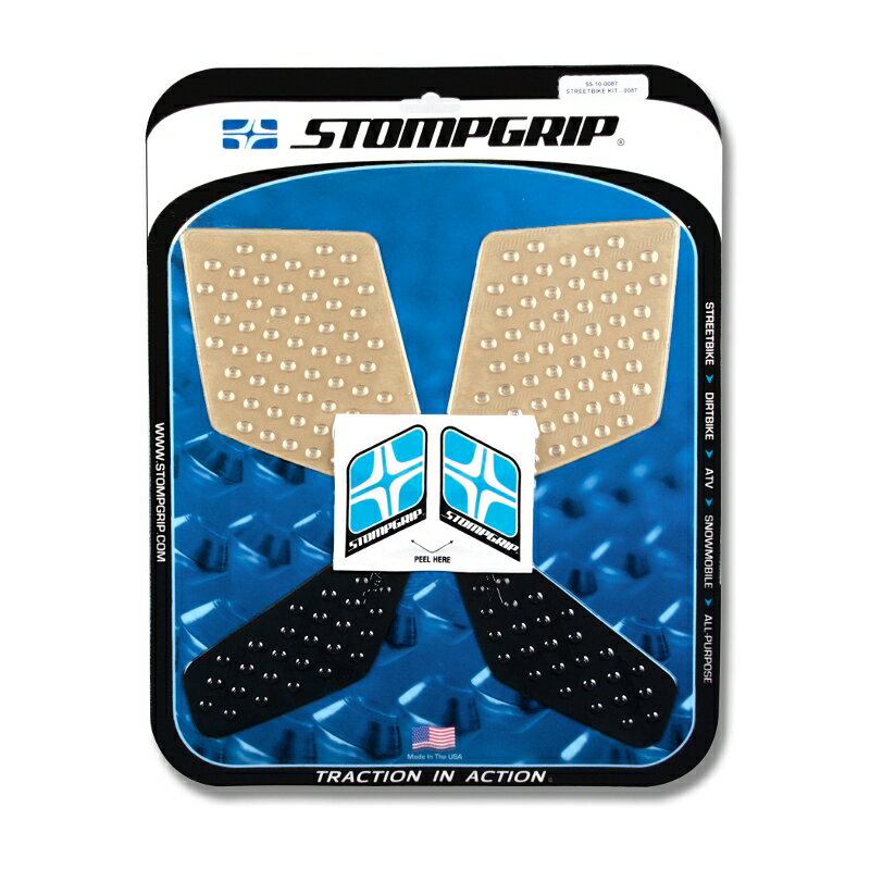 （商品詳細）STOMPGRIP/ストンプグリップ　トラクションパッドタンクキット クリア CB500X/400X 14メーカー品番：55-10-0087C JANコード：4548916245871ストンプグリップSTOMPGRIP トラクシ...
