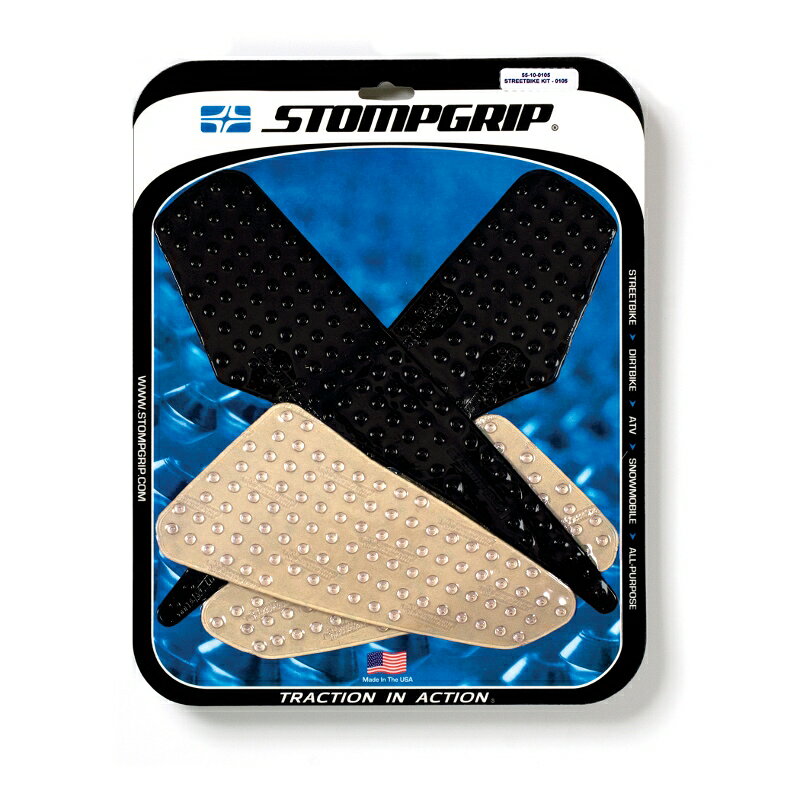 （商品詳細）STOMPGRIP/ストンプグリップ　トラクションパッドタンクキット クリア VERSYS1000 15-17メーカー品番：55-10-0105C JANコード：4548916568079ストンプグリップSTOMPGRIP トラ...