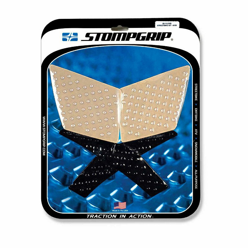 （商品詳細）STOMPGRIP/ストンプグリップ　トラクションパッドタンクキット クリア VERSYS650 15-17メーカー品番：55-10-0109C JANコード：4548916398676ストンプグリップSTOMPGRIP トラク...