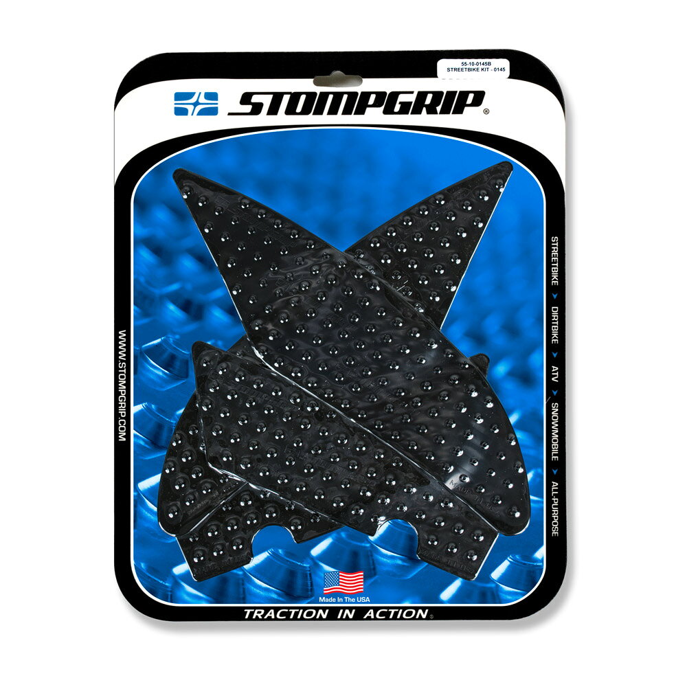（商品詳細）STOMPGRIP/ストンプグリップ　トラクションパッドタンクキット ブラック YZF-R6 17-19メーカー品番：55-10-0145B JANコード：4549950282174ストンプグリップSTOMPGRIP トラクショ...