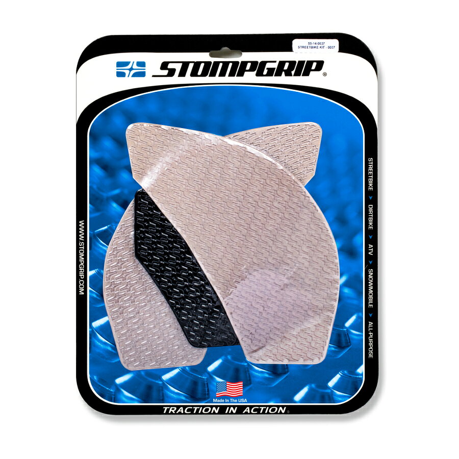 （商品詳細）STOMPGRIP/ストンプグリップ　トラクションパッド タンクキット icon クリア ZX-6R 09-19メーカー品番：55-14-0037C JANコード：4550255169374ストンプグリップSTOMPGRIP ト...