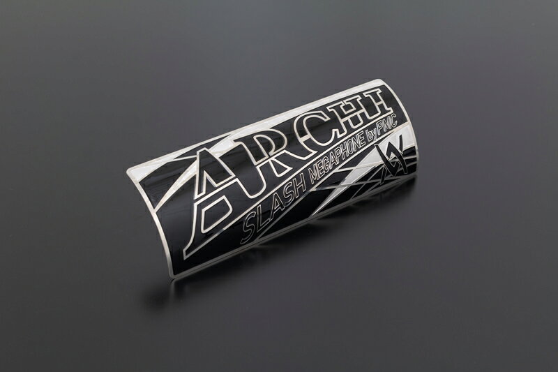 (株)PMC.Inc/(株)ピーエムシー サイレンサーエンブレム 「ARCHI」ステンレスZ900RS/CAFE品番 189-2191適合車種 汎用エキゾーストサイレンサー用の両面テープタイプ「ARCHI」エンブレム。材質：ステンレスサイズ...