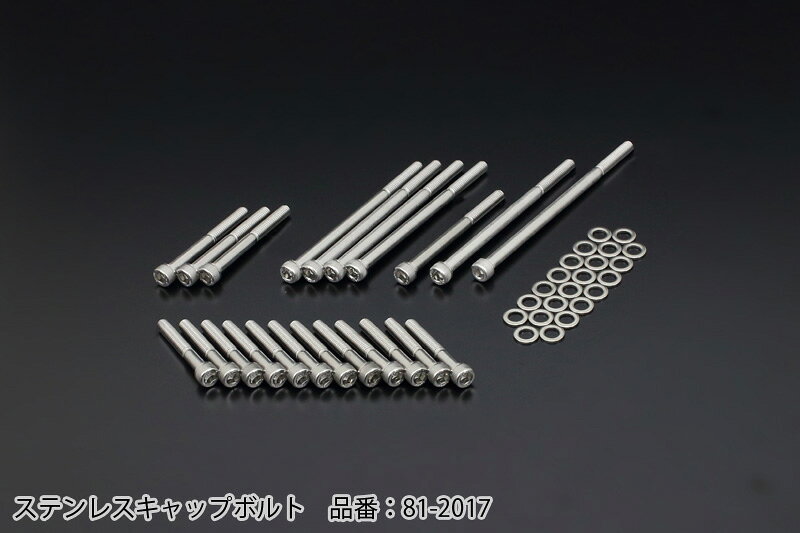 72〜80　Z750-1000 　クランクケースボルト ステンレスメーカー名　：　 (株)PMC.Inc　メーカー品番　：　 81-2017 適合車種　：　 カワサキ/KAWASAKI72〜80　Z750-1000 エンジンの組み立て時に使...