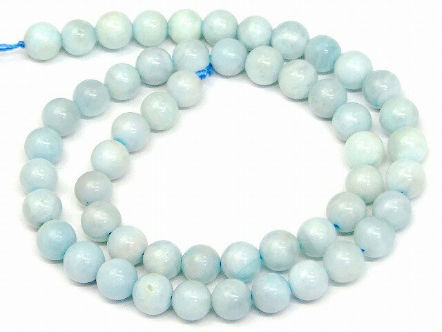 ※画像と同品質のものをお送りします。 オリジナルアクセサリー作りに是非どうぞ〜〜（m−m） 素材 天然石 サイズ 約：重さg　玉径7.5mm・±0.5mm　1連39cm前後 　※ 多少の誤差はご了承下さい。海のような深い癒しのエネルギーを持...