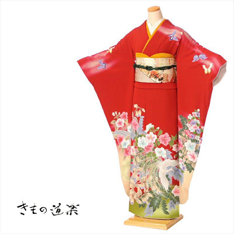 表地・・・正絹 裏地・・・正絹 洋服サイズ・・・13号位まで 身長・・・155cm〜168cm位まで 裄・・・68cm 身丈・・・165cm 袖丈・・・106cm 前幅・・・25cm　後幅・・・30cm　　 【期間】レンタル期間は最大3泊4...
