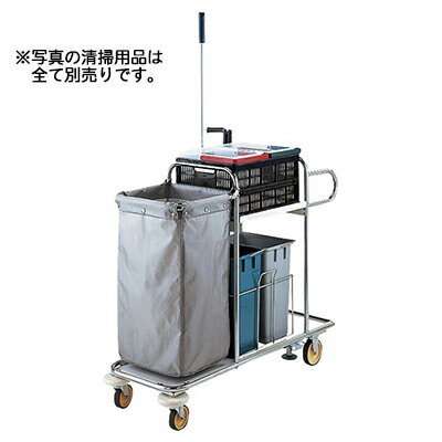 商品説明サイズW539×D1135×H1042mm キャスター直径:前輪φ100mm、後輪φ125mm材質 フレーム:スチールパイプクロームメッキコンテナ、小物ケース、バケツ:PPダストパック:ナイロン重量 約29.5kg容量小物ケース:約...