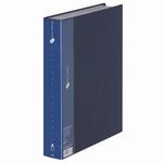 【商品説明】A4サイズ＜タテ型＞に60ポケットタイプと80ポケットタイプが追加になりました。ポケットは厚手のエンボスフィルム ●クリアファイル（固定式）●中紙なし●トップイン●規格：A4−S●ポケット数：80枚●背幅：50mm●色：ネイビー...
