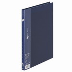 【商品説明】実用的なつくりのクリアーファイル＜タテ型＞にA3サイズからA5サイズまで新登場。 ●クリアファイル（固定式）●中紙なし●トップイン●規格：B5−S●ポケット数：20枚●背幅：15mm●色：ネイビー●材質：表紙＝ポリプロピレン、ポ...