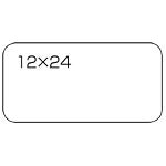 【商品説明】整理・分類に便利なしっかり貼れる白無地ラベル！ ●一般用ラベル●業務用パック●1セット片数：1800片（360片×5パック）●ラベル寸法：縦12×横24mm●1セット入数：75シート（15シート×5パック）●JOINTEXオリジ...