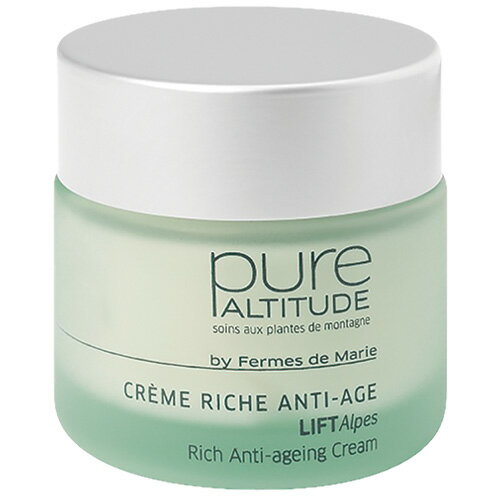 ピュール クレーム リッシュ AG 50ml【Pure ALTITUDE】 なめらかでシルキーなクリーム。 ふっくらとさせる保湿クリームです。 使用方法 朝晩または朝か夜 肌の必要に応じてお使いください。 全成分 水、ジ(カプリル/カプリン...